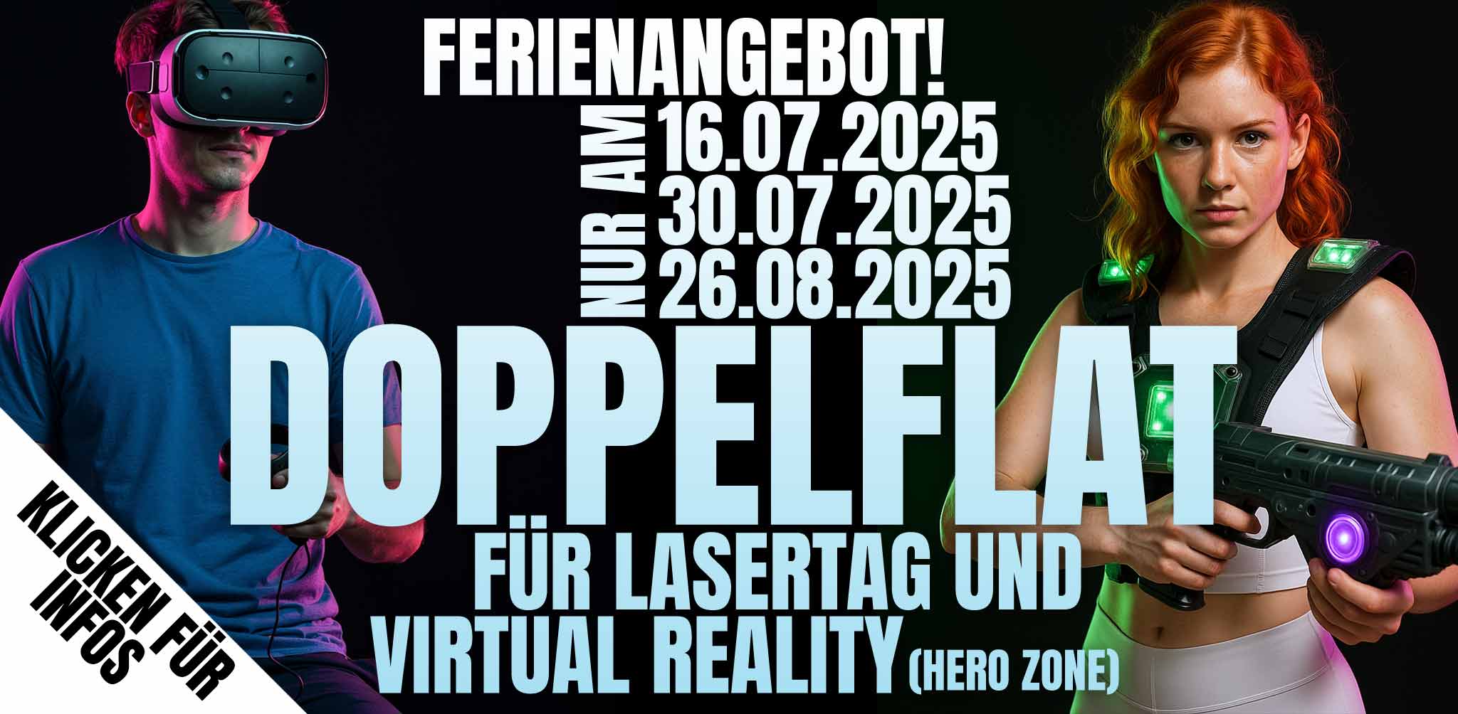 Lasertag & Virtual Reality Freizeitangebote in Siegen