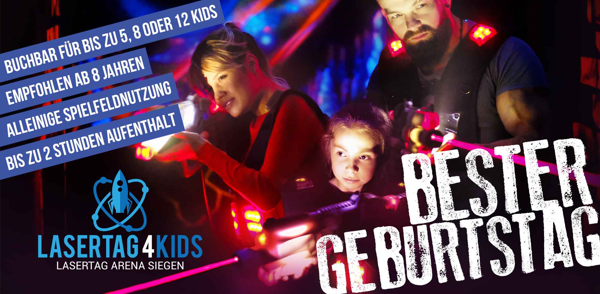 Lasertag, Virtual Reality und HADO eSport in Siegen spielen